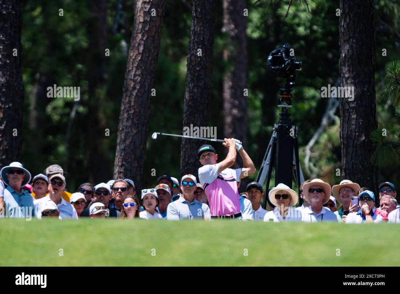 Pinehurst, North Carolina, USA. 11th June, 2024. Amateur Luke Clanton ...