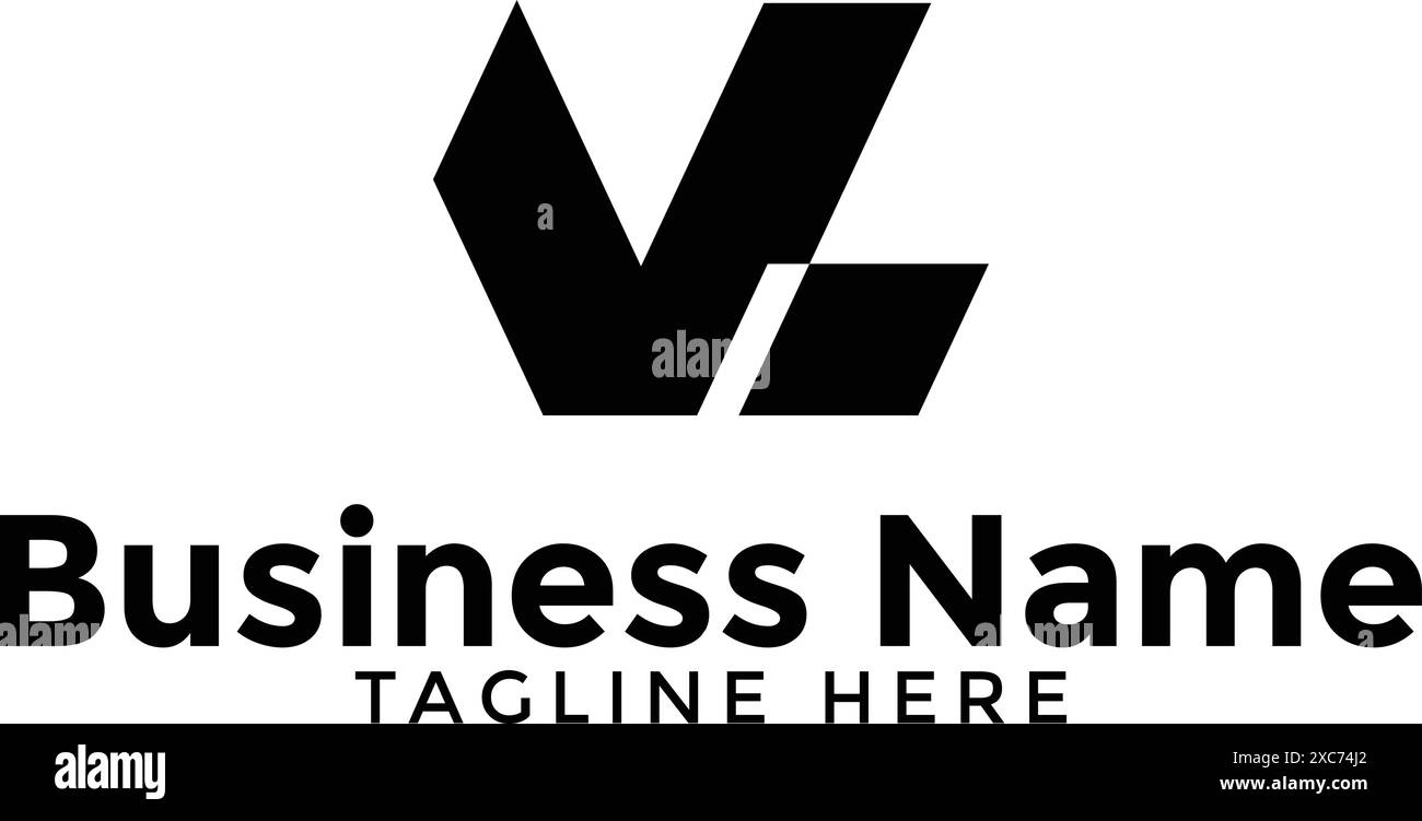 Abstract monogram v Cut Out Stock Images & Pictures - Alamy