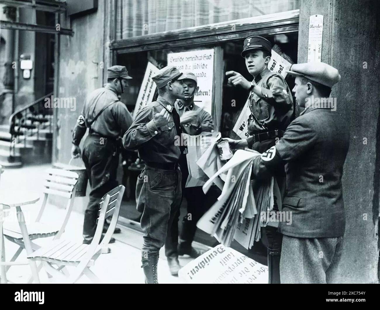 Members of the Sturmabteilung (the SA, the infamous brownshirts) during ...