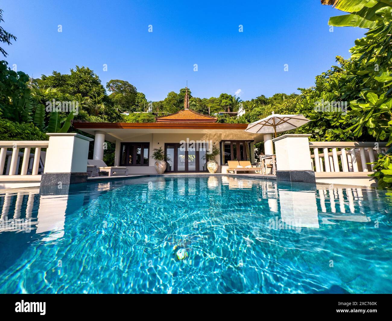 Pool villa in resort in trisara beach in Bang Tao, Phuket, Thailand ...