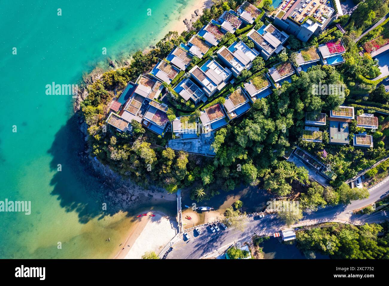 Aerial view of Ao Yon Yai beach in Phuket, Thailand Stock Photo - Alamy