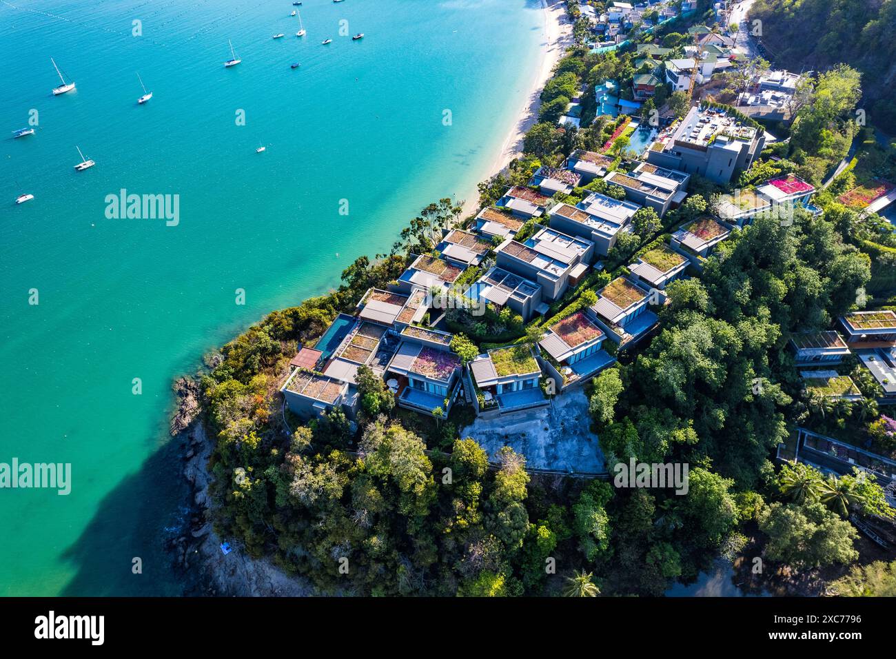 Aerial view of Ao Yon Yai beach in Phuket, Thailand Stock Photo - Alamy