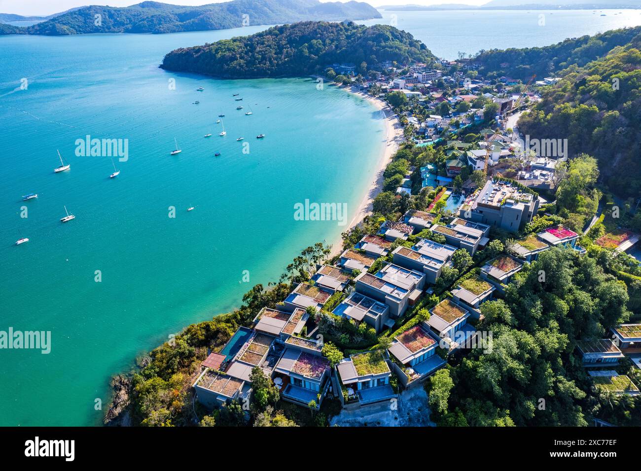 Aerial view of Ao Yon Yai beach in Phuket, Thailand Stock Photo - Alamy