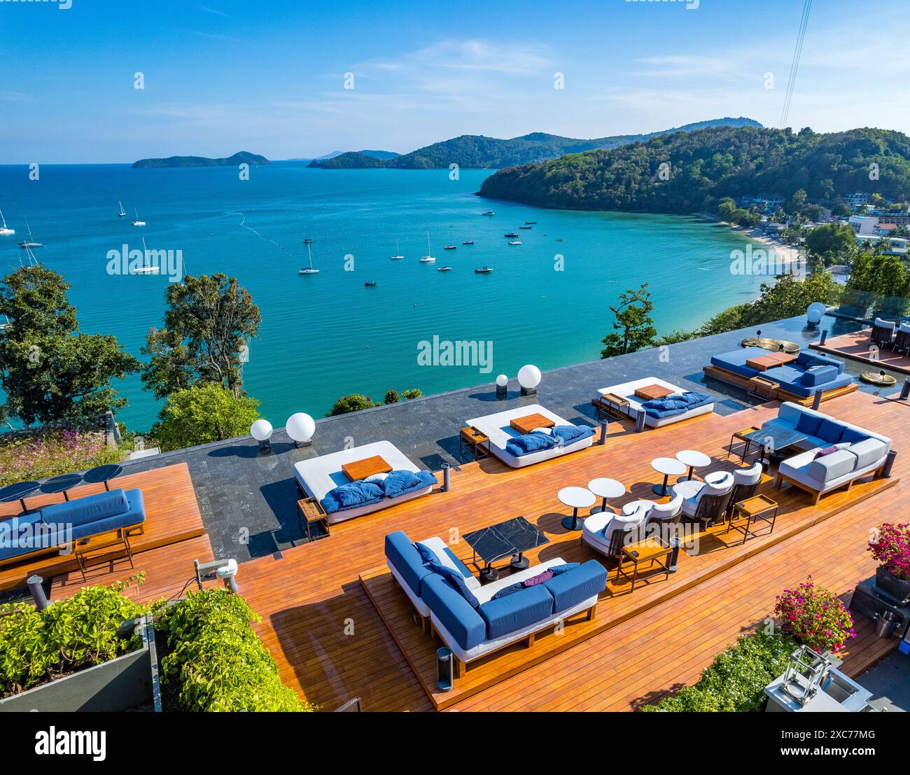 Aerial view of Ao Yon Yai beach in Phuket, Thailand Stock Photo - Alamy