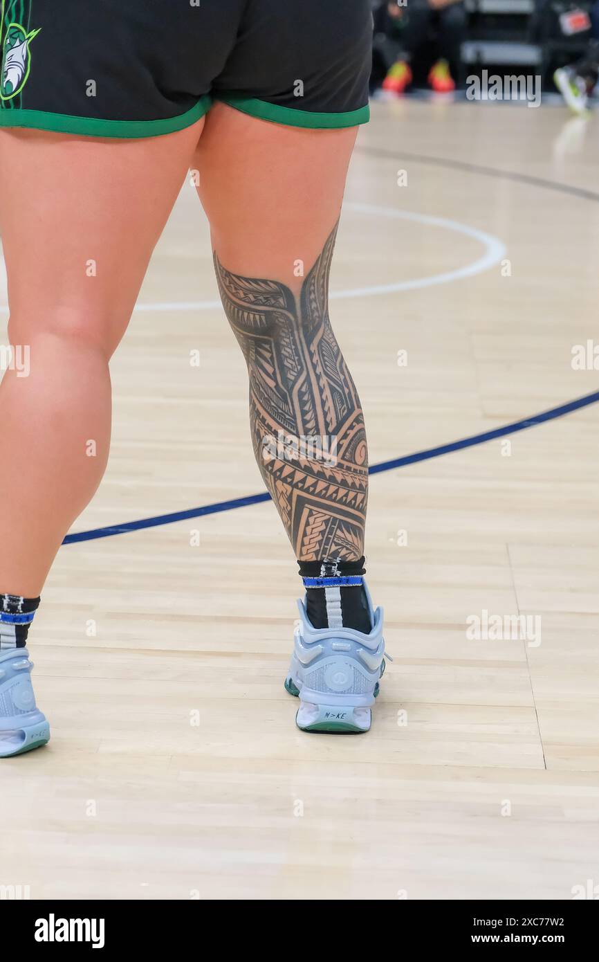 Minneapolis, Minnesota, USA. 14th June, 2024. The tattoo of Minnesota ...