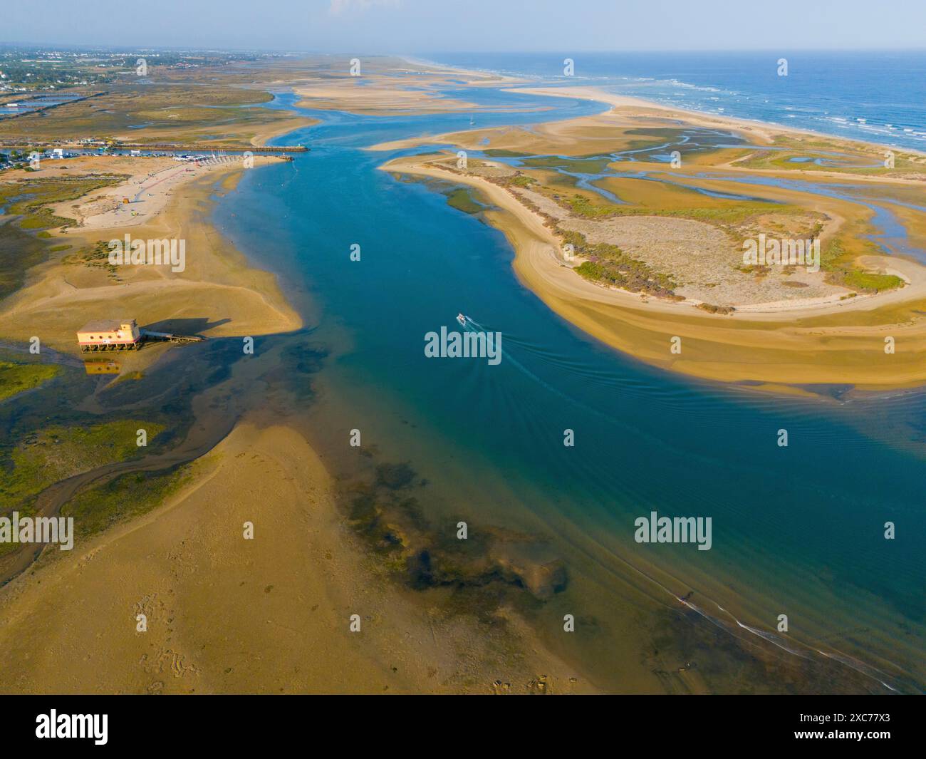 High angle view river calmly hi-res stock photography and images - Alamy