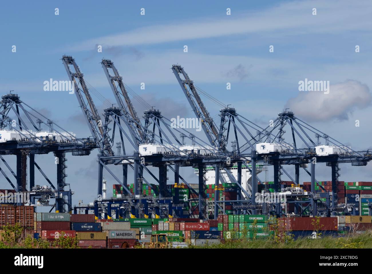 Port of Felixstowe, Suffolk, England, United Kingdom Stock Photo - Alamy