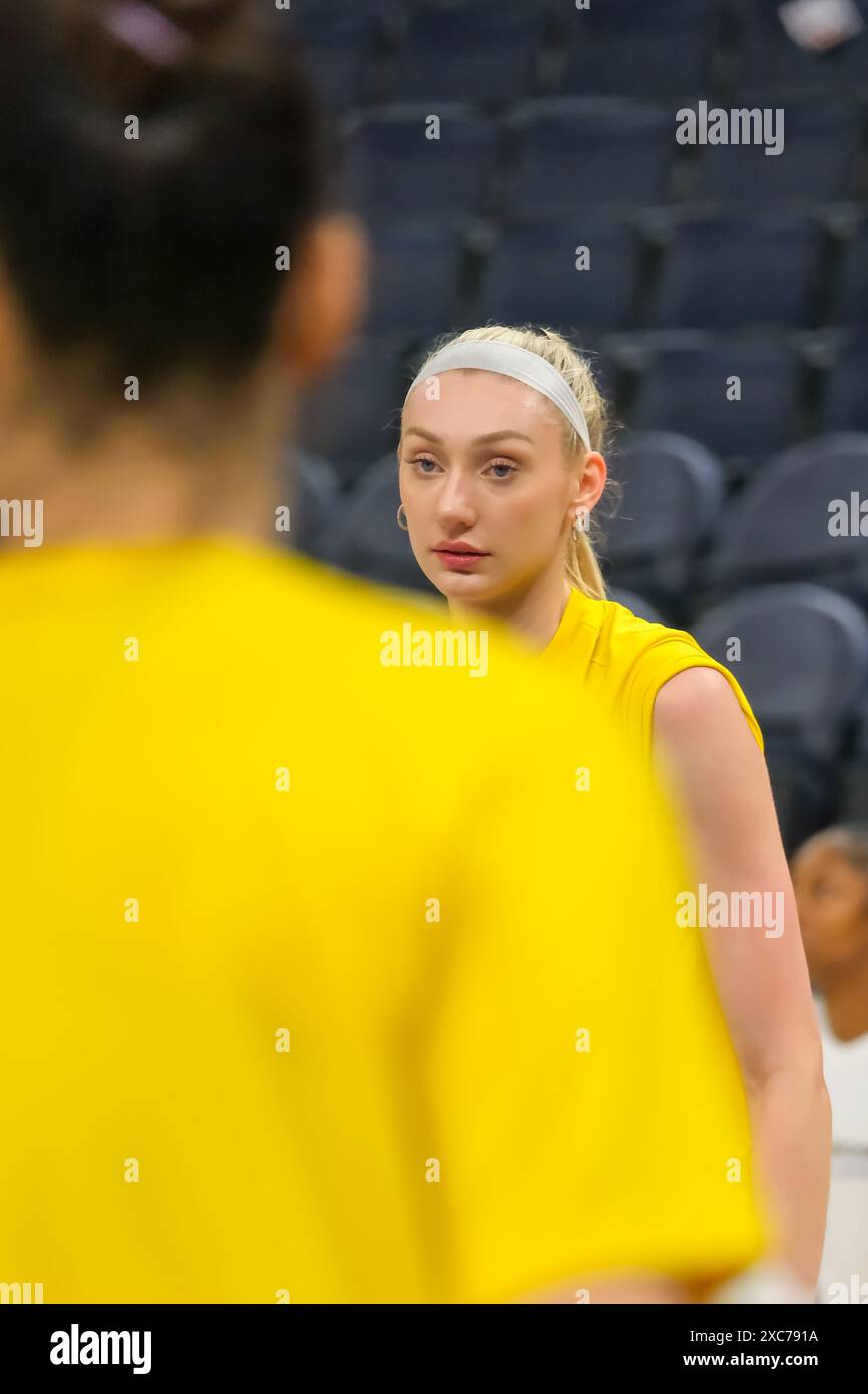 Minneapolis, Minnesota, USA. 14th June, 2024. Los Angeles Sparks ...
