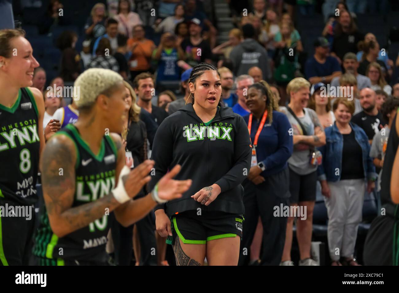 Minneapolis, Minnesota, USA. 14th June, 2024. Minnesota Lynx forward ...