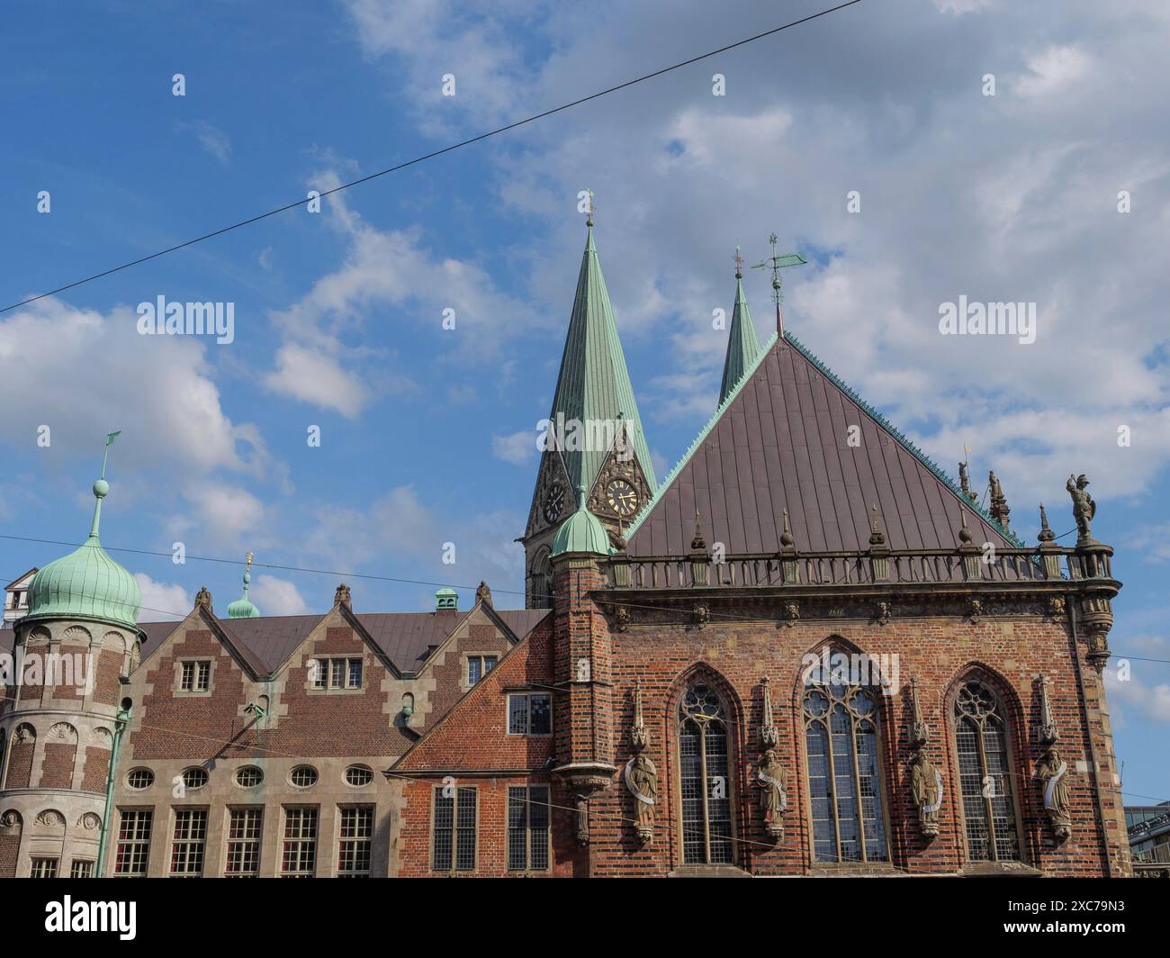 Red brick towers hi-res stock photography and images - Alamy