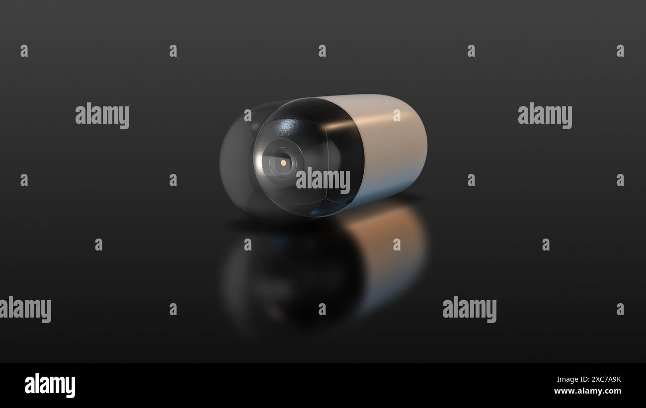 Pill cam concept of Capsule Endoscopy System Stock Photo - Alamy