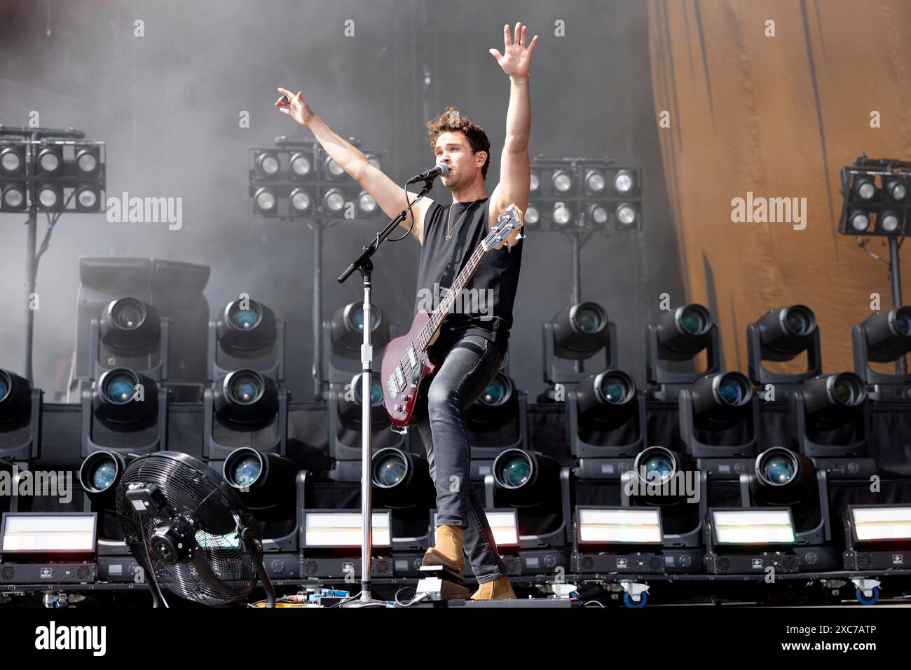 Adenau, Germany, 7 June 2024: Royal Blood (Mike Kerr, vocals, bass ...