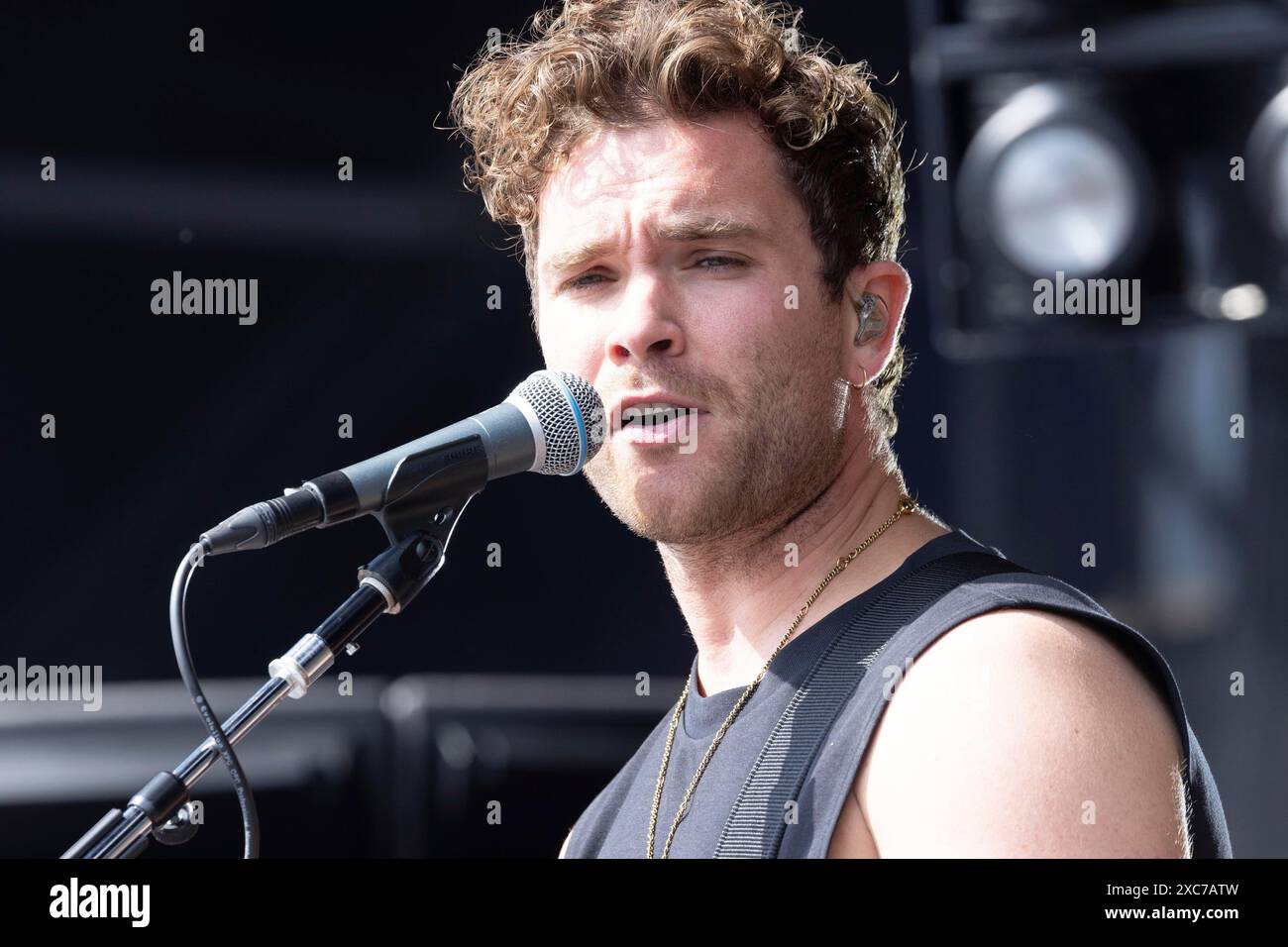 Adenau, Germany, 7 June 2024: Royal Blood (Mike Kerr, vocals, bass ...