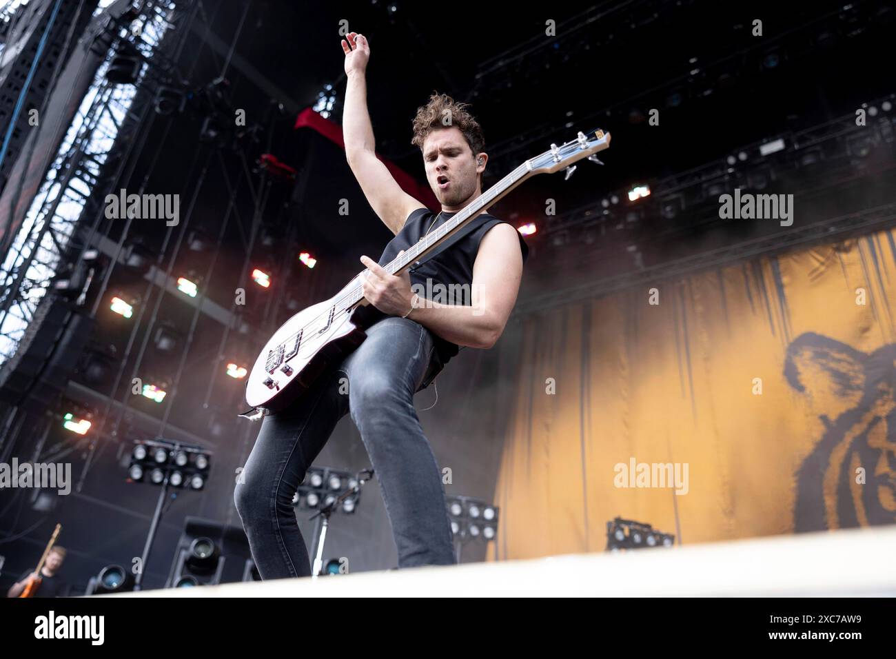 Adenau, Germany, 7 June 2024: Royal Blood (Mike Kerr, vocals, bass ...