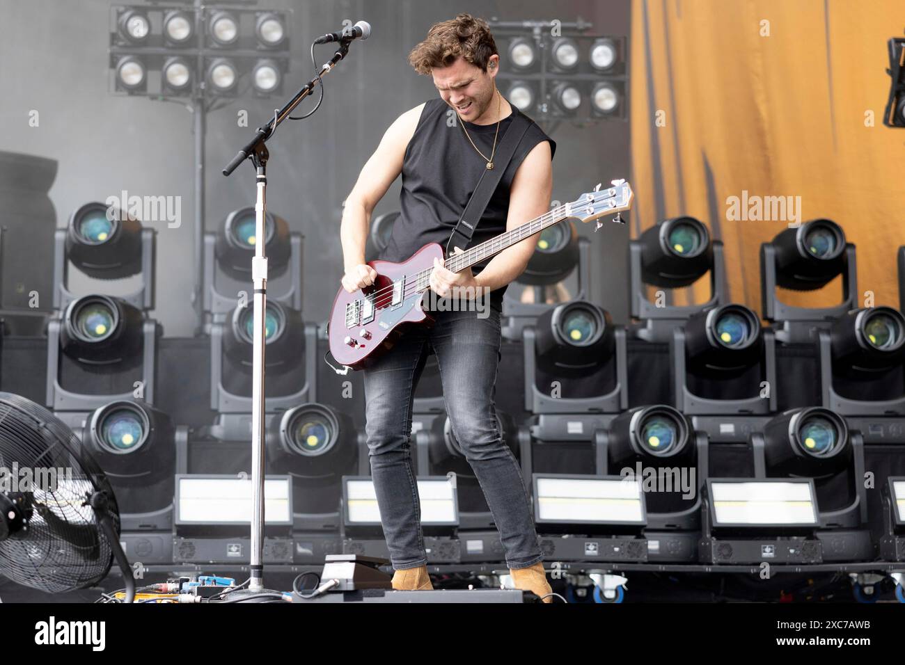 Adenau, Germany, 7 June 2024: Royal Blood (Mike Kerr, vocals, bass ...