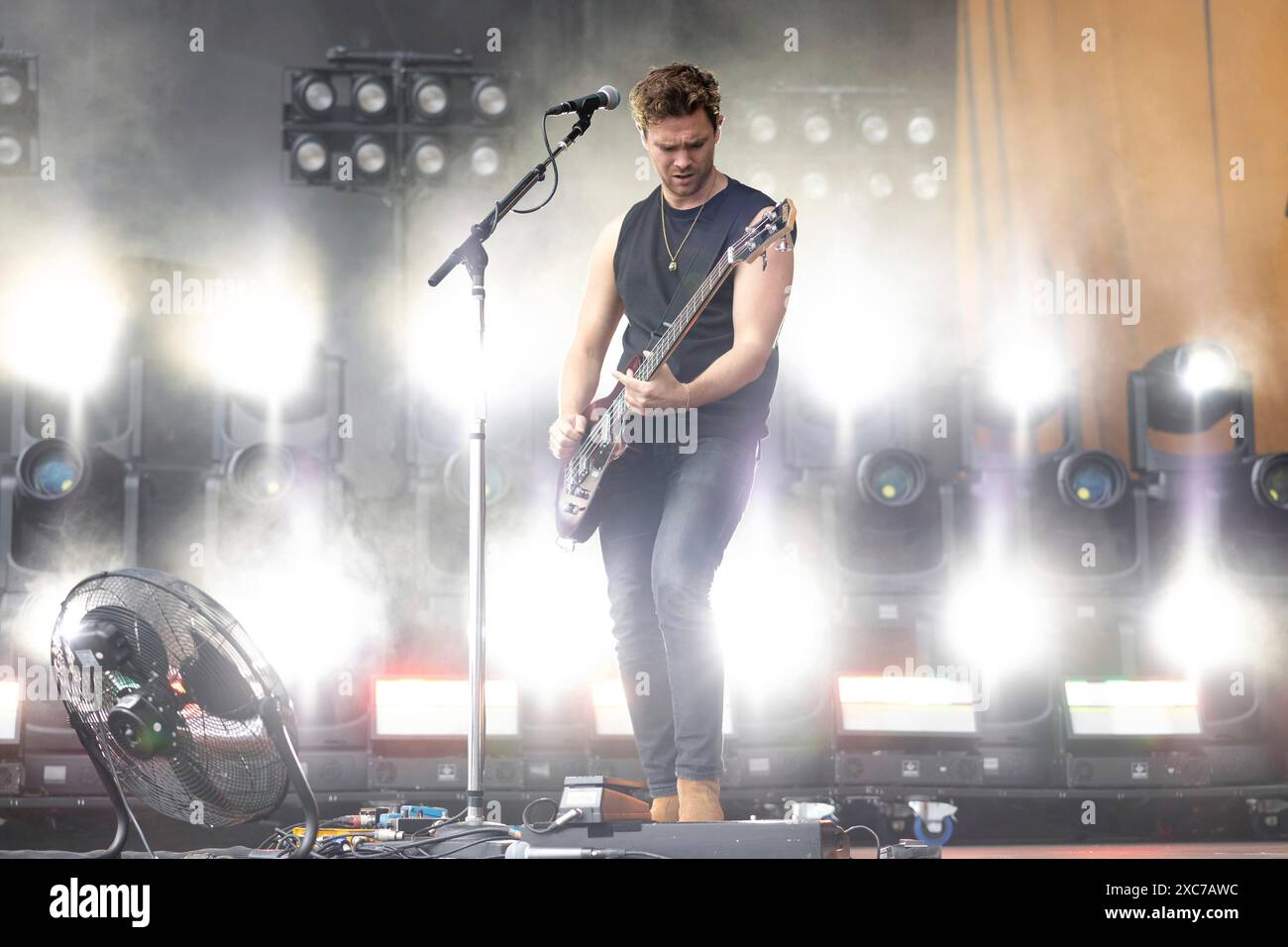 Adenau, Germany, 7 June 2024: Royal Blood (Mike Kerr, vocals, bass ...