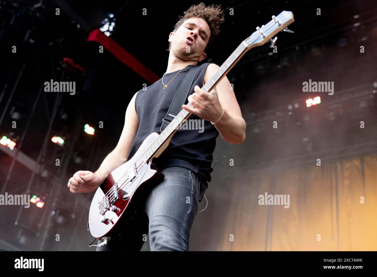 Adenau, Germany, 7 June 2024: Royal Blood (Mike Kerr, vocals, bass ...