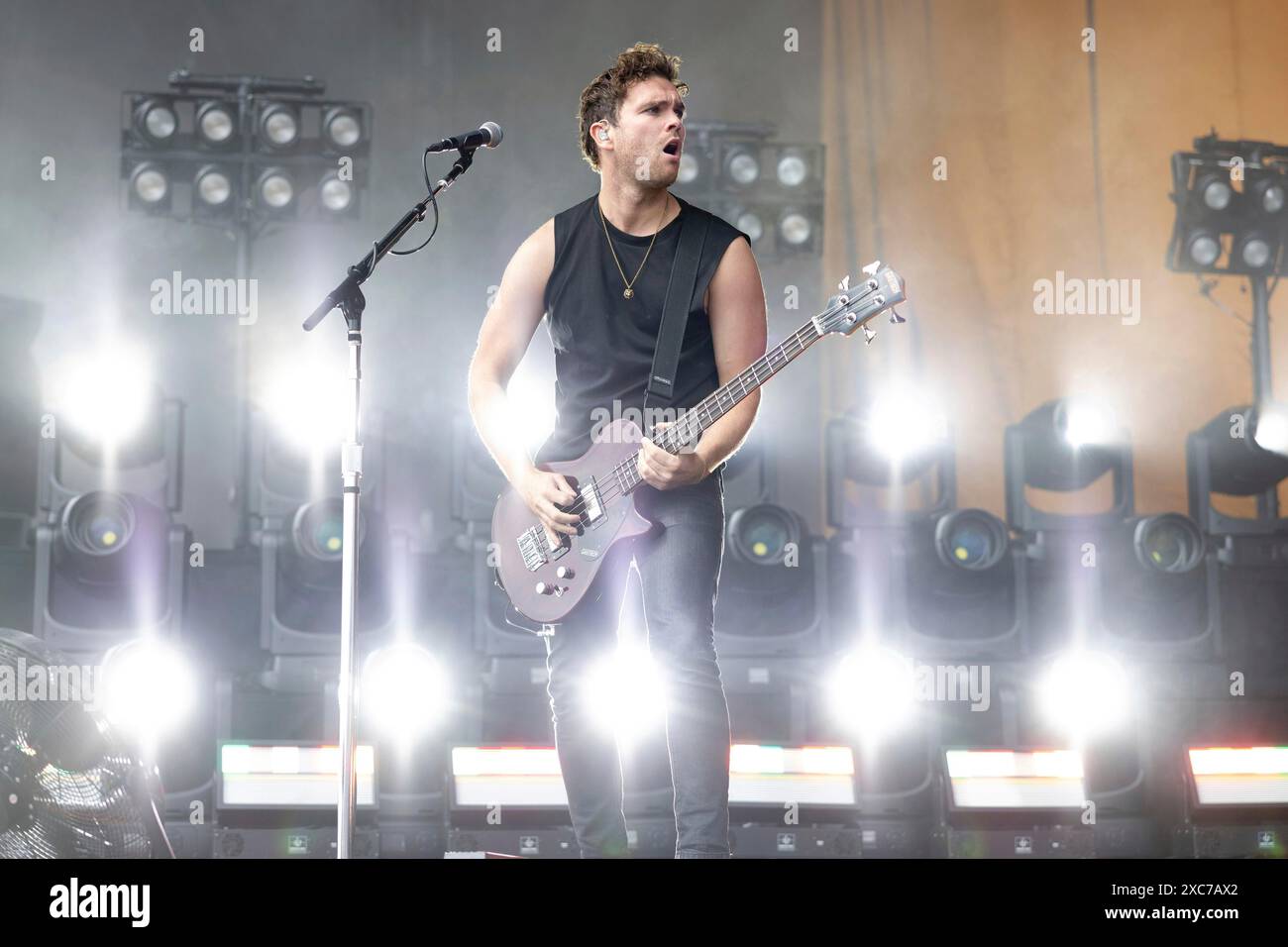 Adenau, Germany, 7 June 2024: Royal Blood (Mike Kerr, vocals, bass ...
