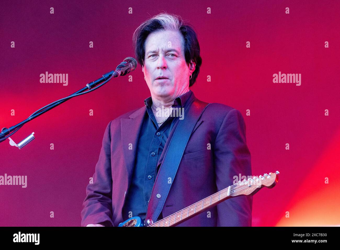 Adenau, Germany, 7 June 2024: Troy Van Leeuwen from Queens of the Stone ...