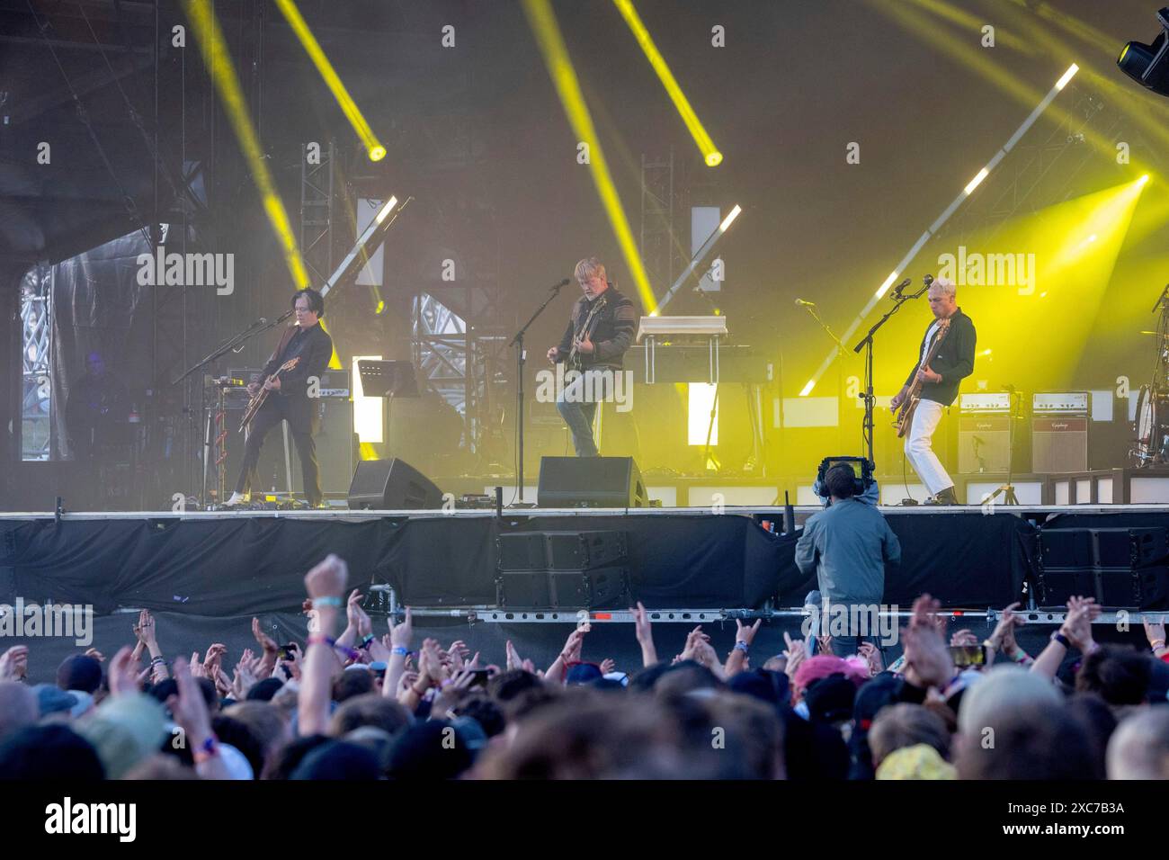 Adenau, Germany, 7 June 2024: Troy Van Leeuwen, Josh Homme and Michael ...