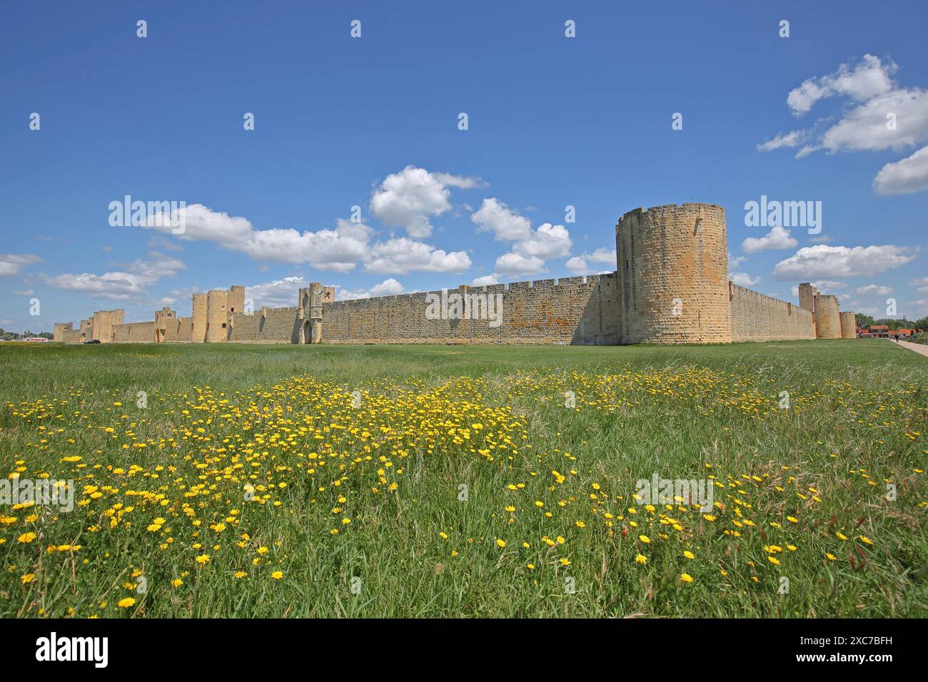 Historic town fortification with town gates, town wall, fortress ...
