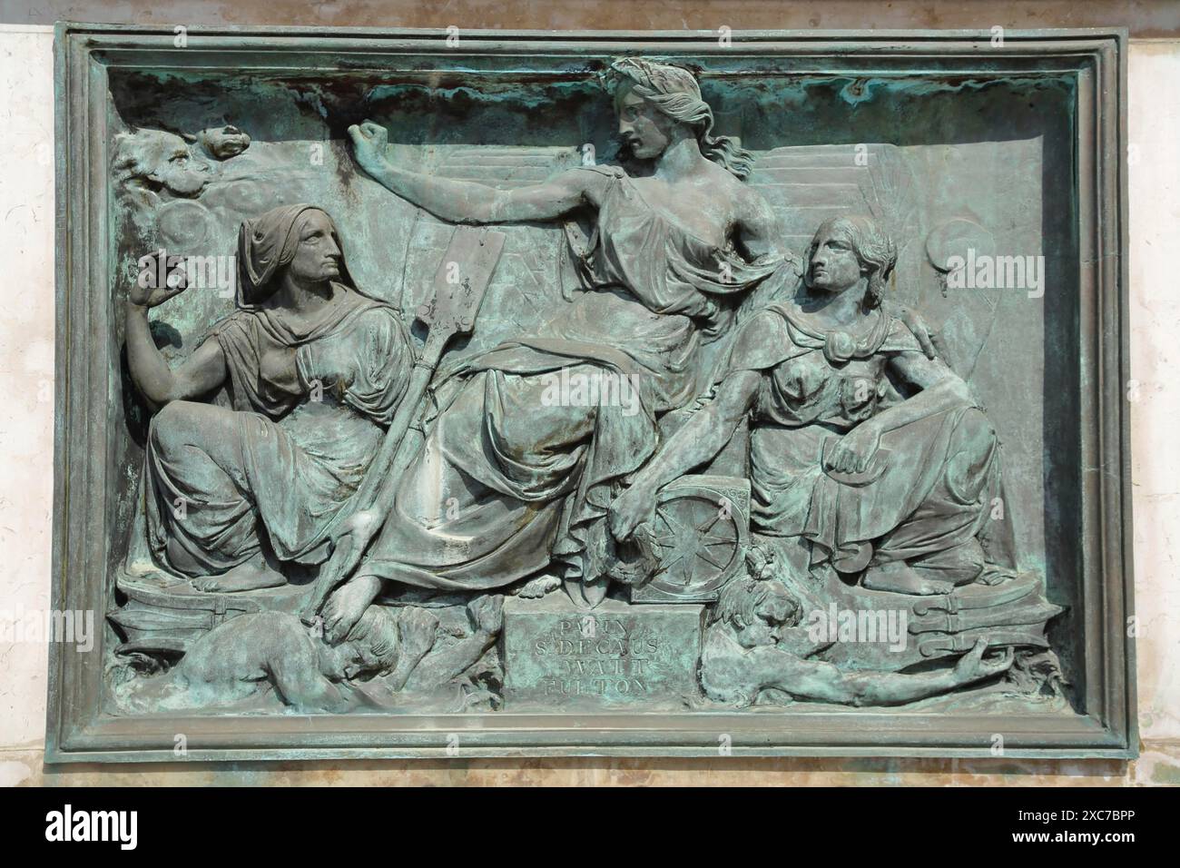 La statue le genie de la navigation hi-res stock photography and images ...