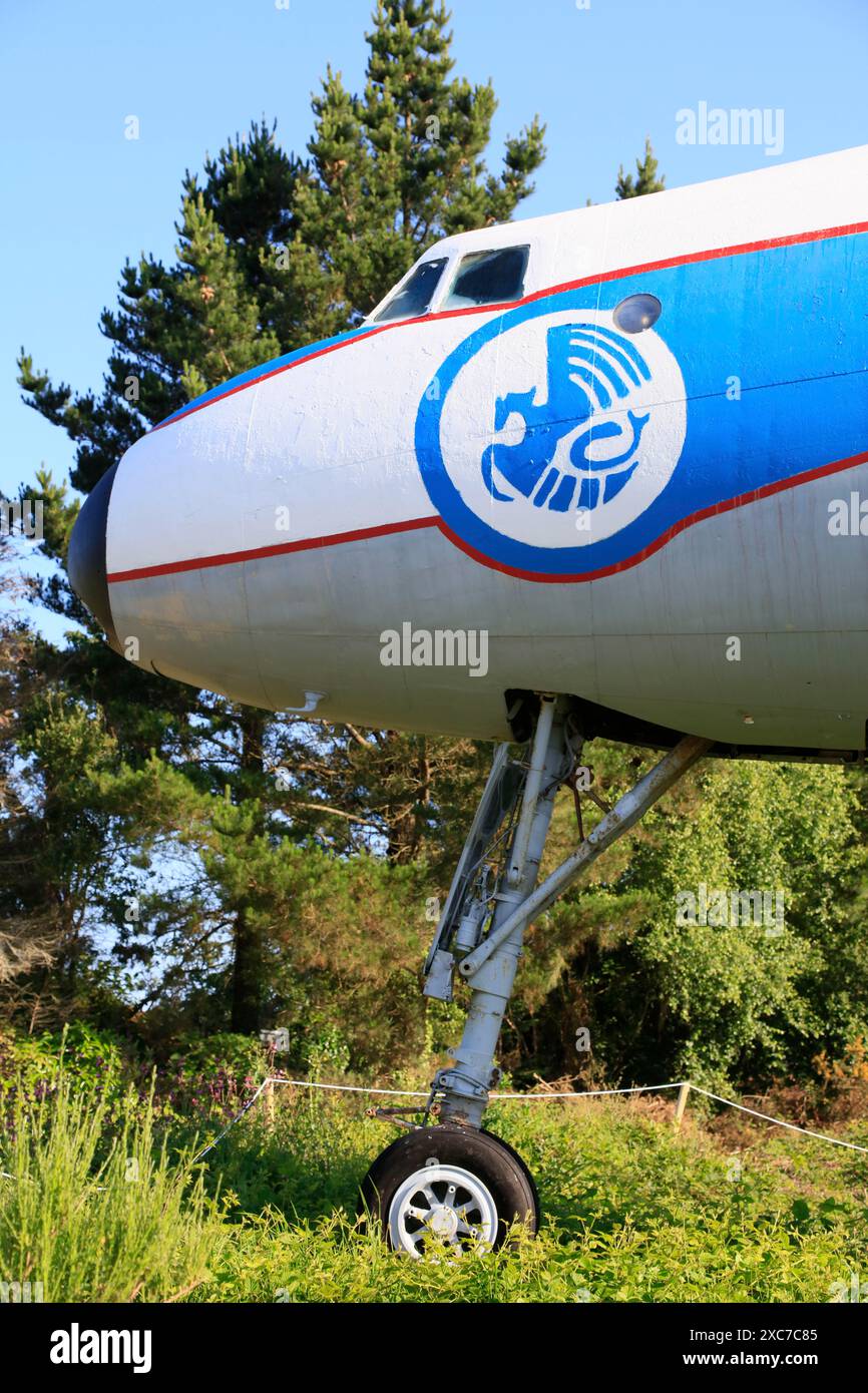 Historic Lockheed Super Constellation aircraft from the 1950s, landmark ...