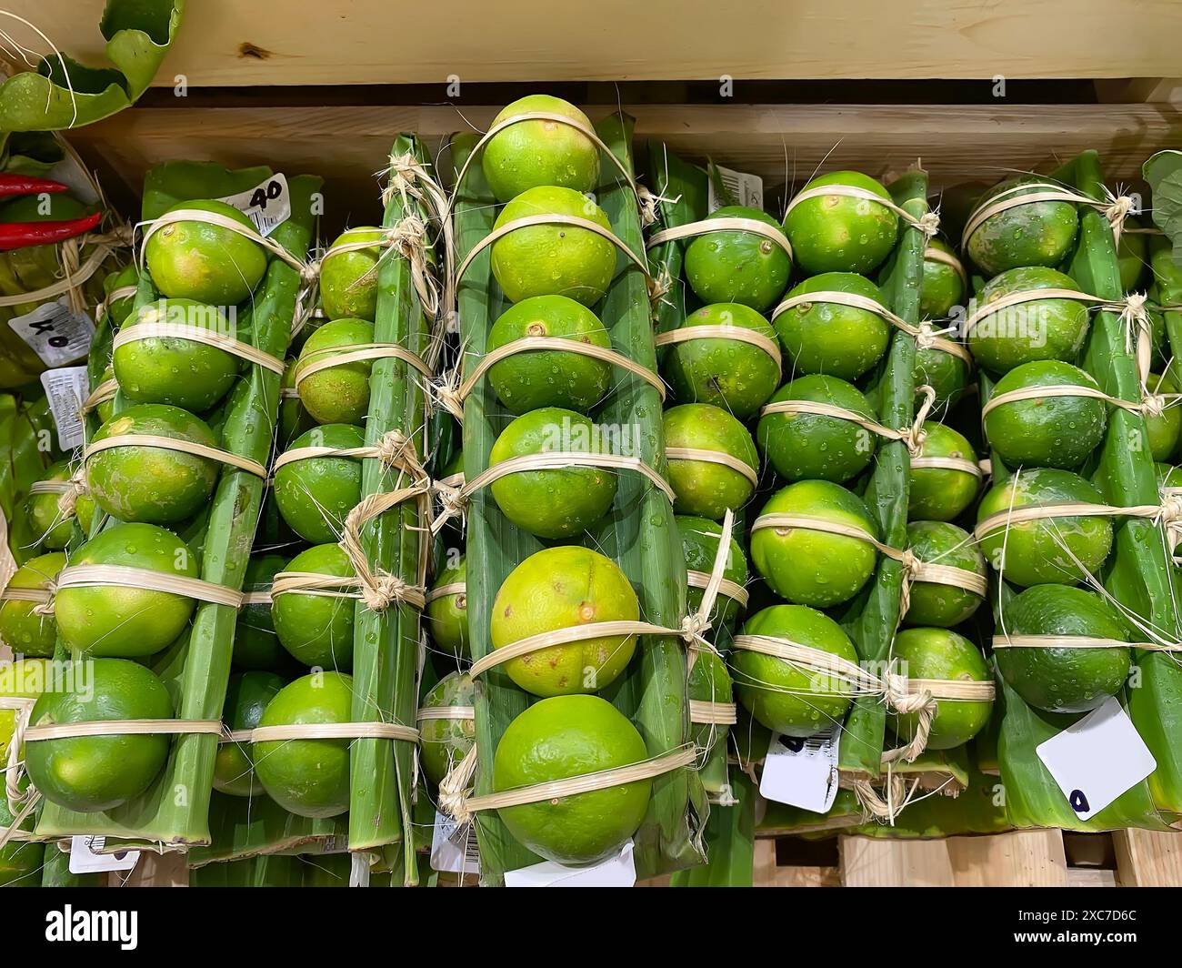 Vegetable packages on market hi-res stock photography and images - Alamy