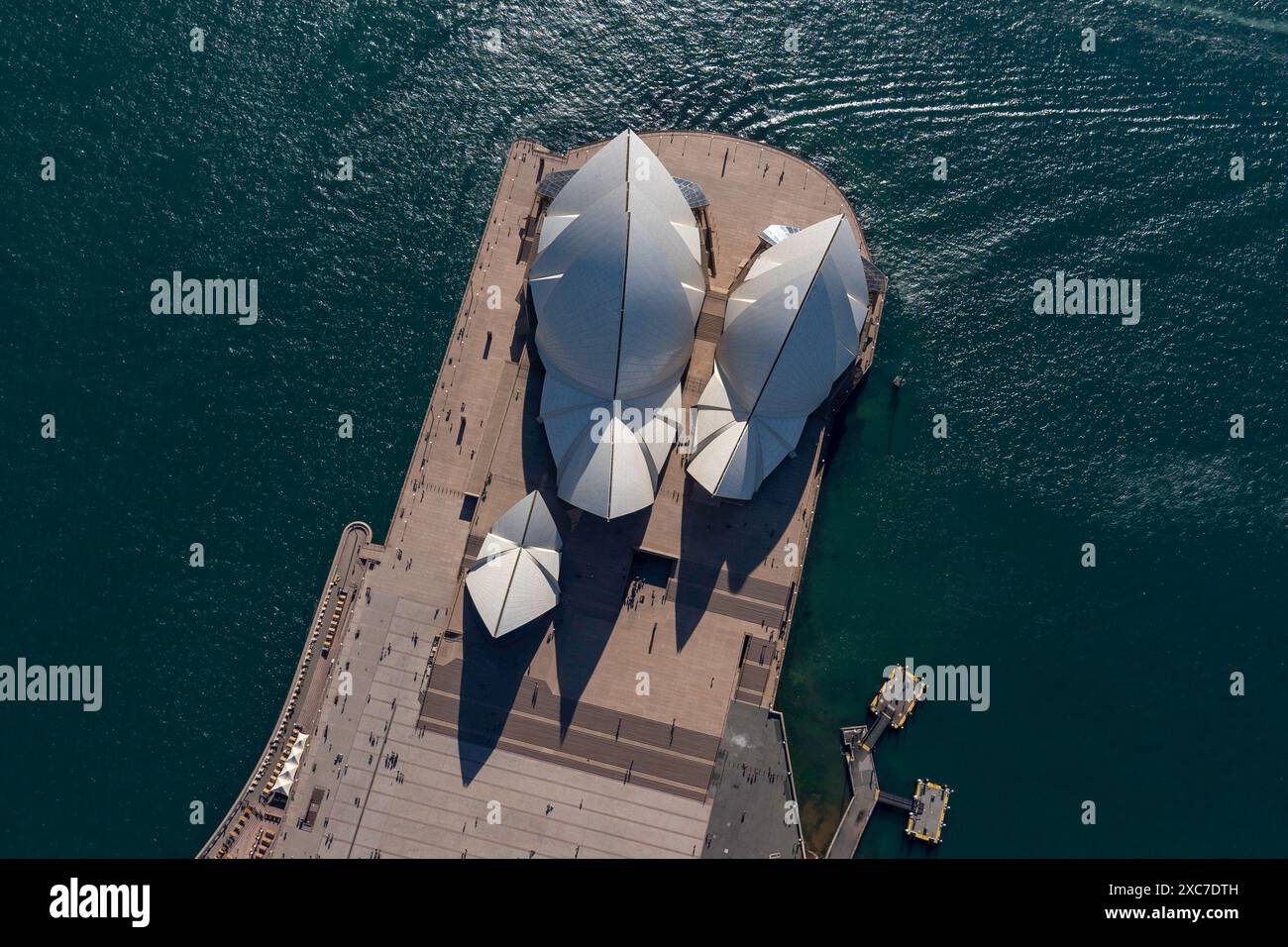 Sydney Opera house from above in an helicopter Stock Photo - Alamy