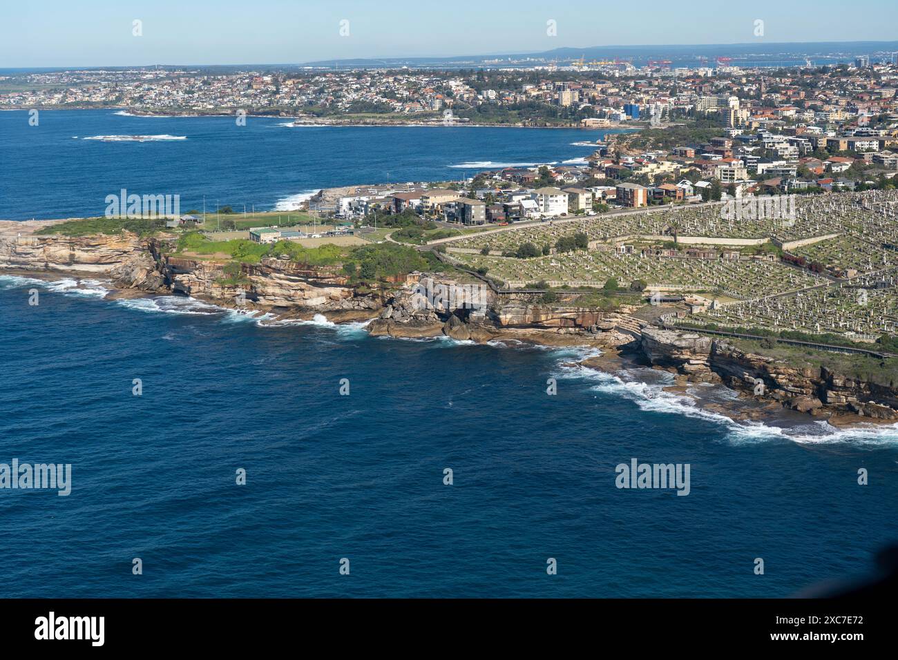 Aerial view of the cliffs in Sydney NSW Australia Stock Photo - Alamy