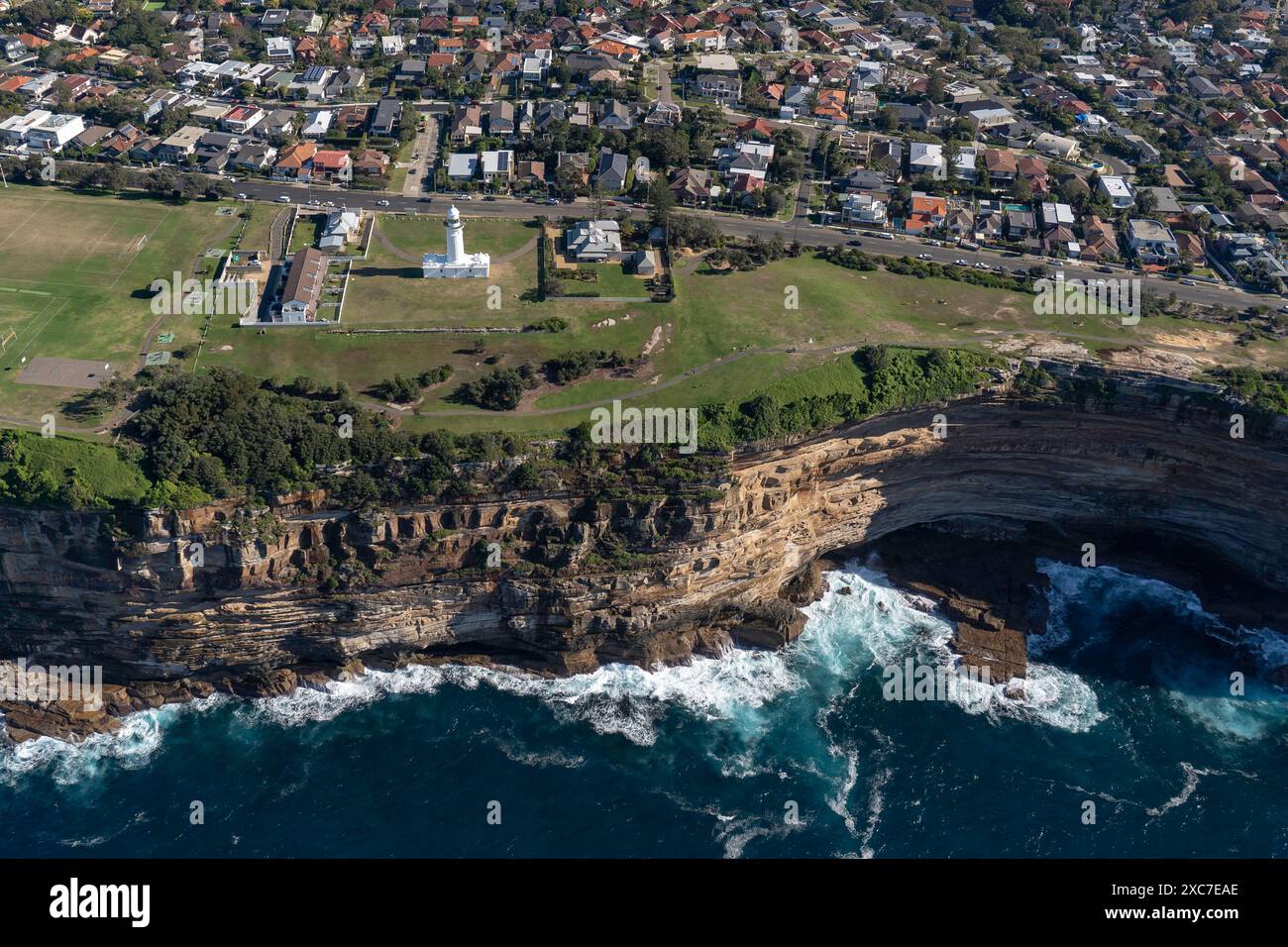 Aerial view of the cliffs in Sydney NSW Australia Stock Photo - Alamy