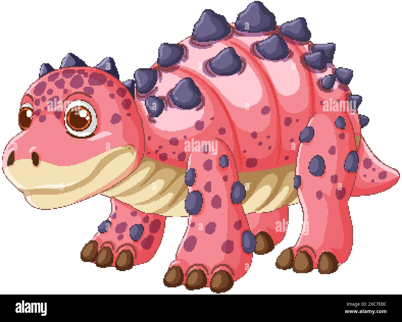 Spiky dinosaur vector vectors Stock Vector Images - Alamy