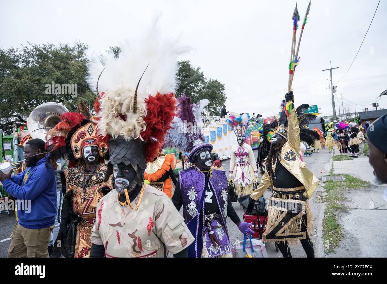 Zulu Tramps in intricate and colorful costumes and face paint dance ...