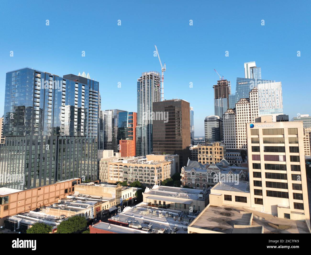 Aerial view of Austin: A vibrant and diverse city in Texas known for ...