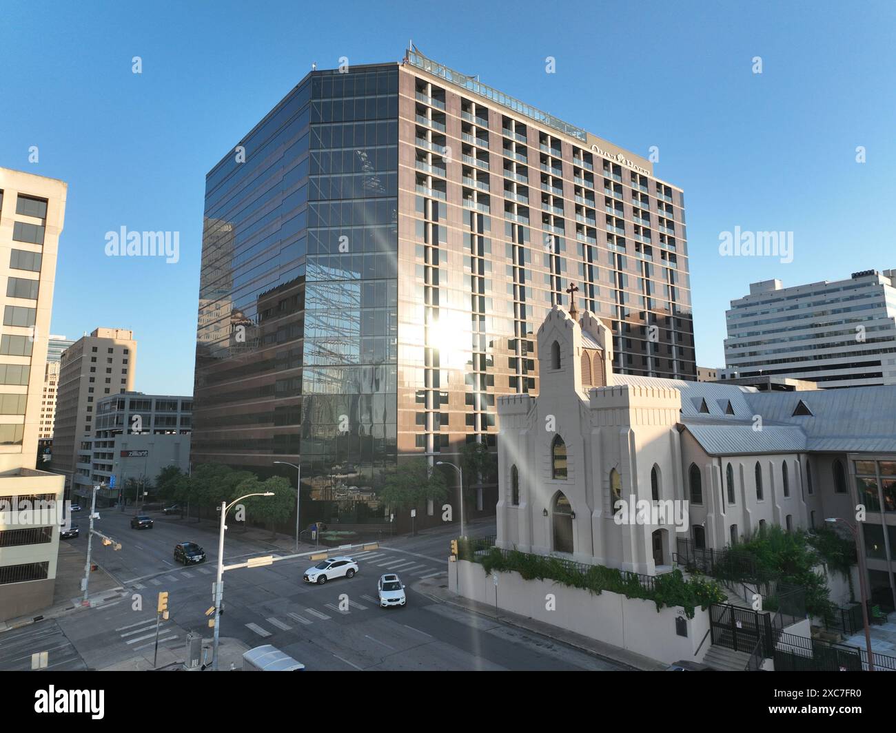 Aerial view of Austin: A vibrant and diverse city in Texas known for ...
