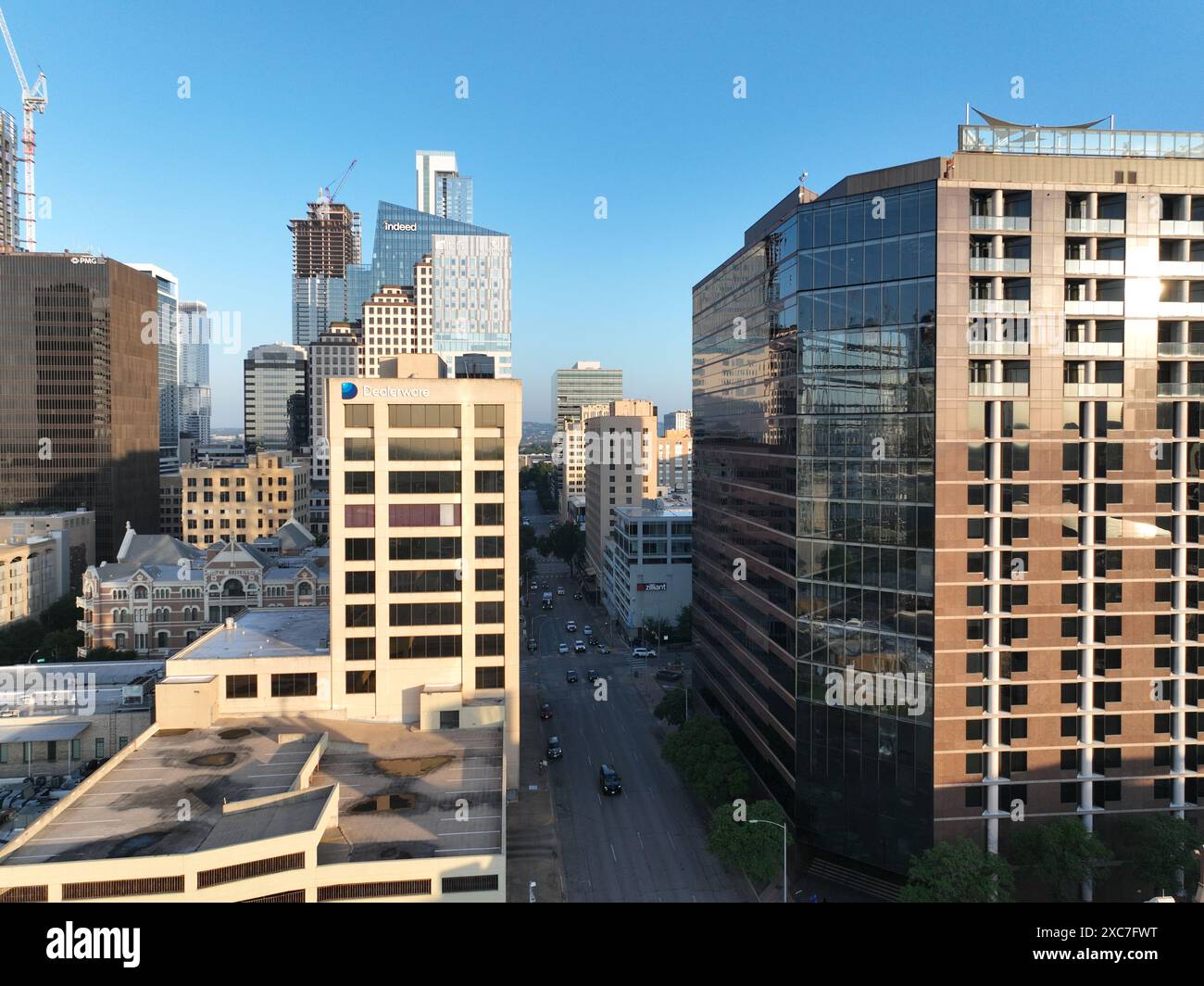 Aerial view of Austin: A vibrant and diverse city in Texas known for ...