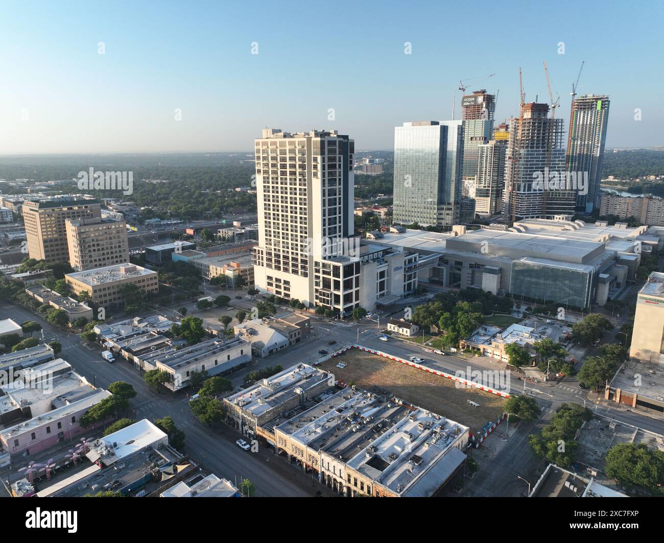 Aerial view of Austin: A vibrant and diverse city in Texas known for ...