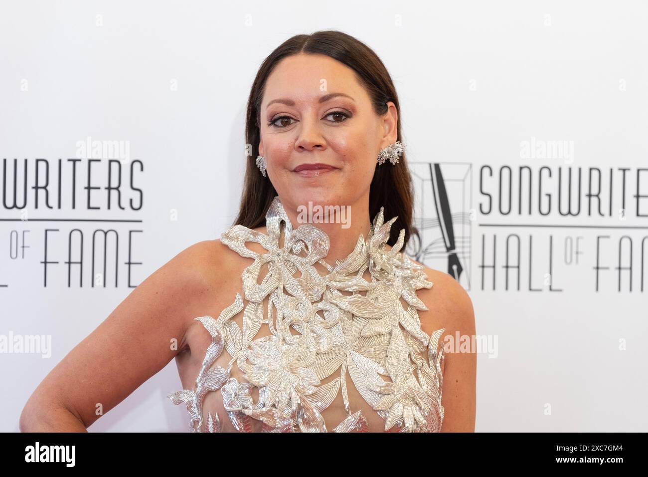 Hillary Lindsey attends 2024 Songwriters Hall of Fame Induction and ...