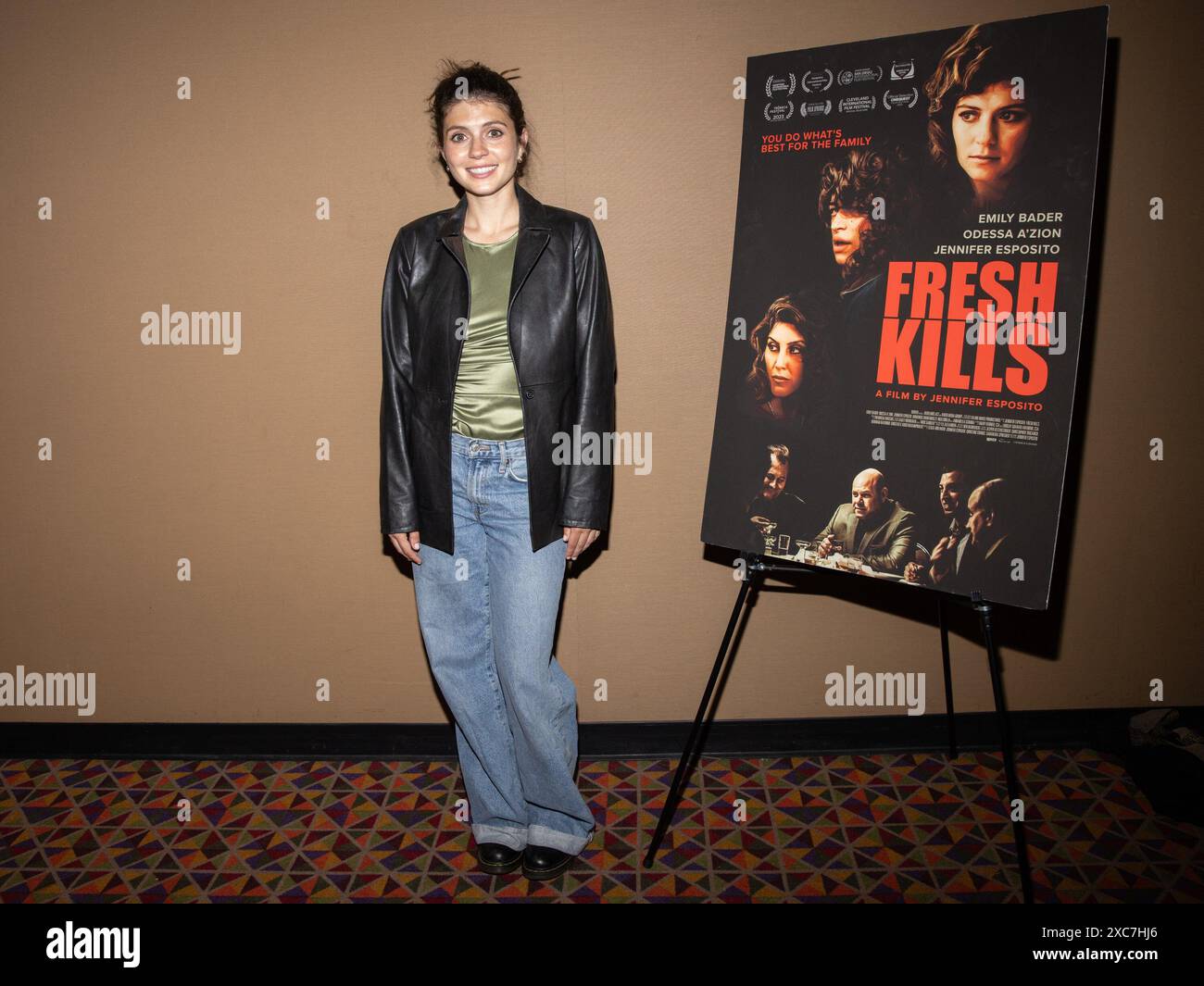 Ny. 14th June, 2024. Emily Bader at arrivals for FRESH KILLS Premiere ...