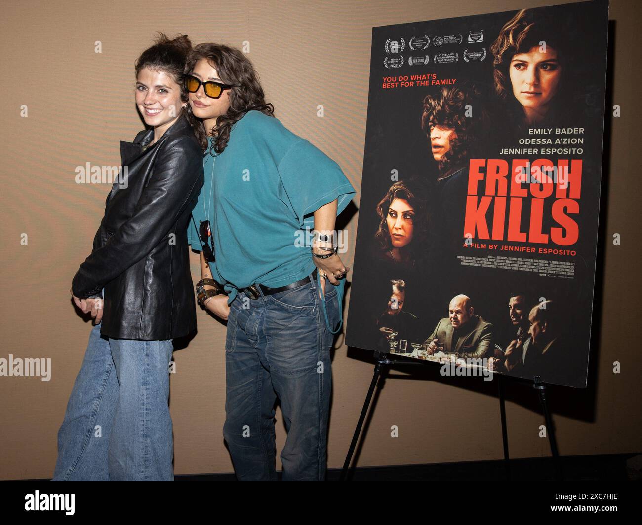 Ny. 14th June, 2024. Emily Bader, Odessa Azion at arrivals for FRESH ...