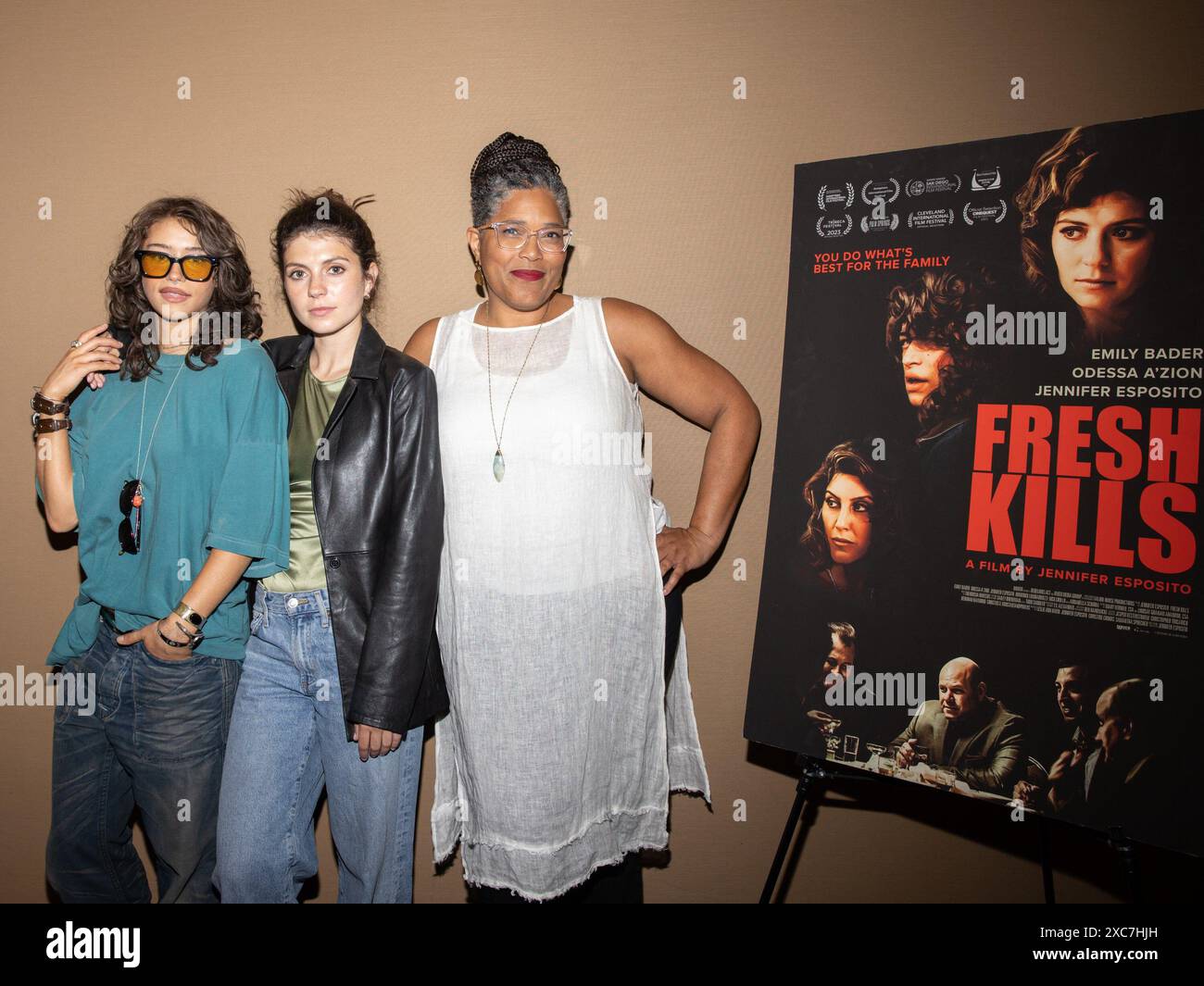 Ny. 14th June, 2024. Odessa Azion, Emily Bader, Darrien Gipson at ...