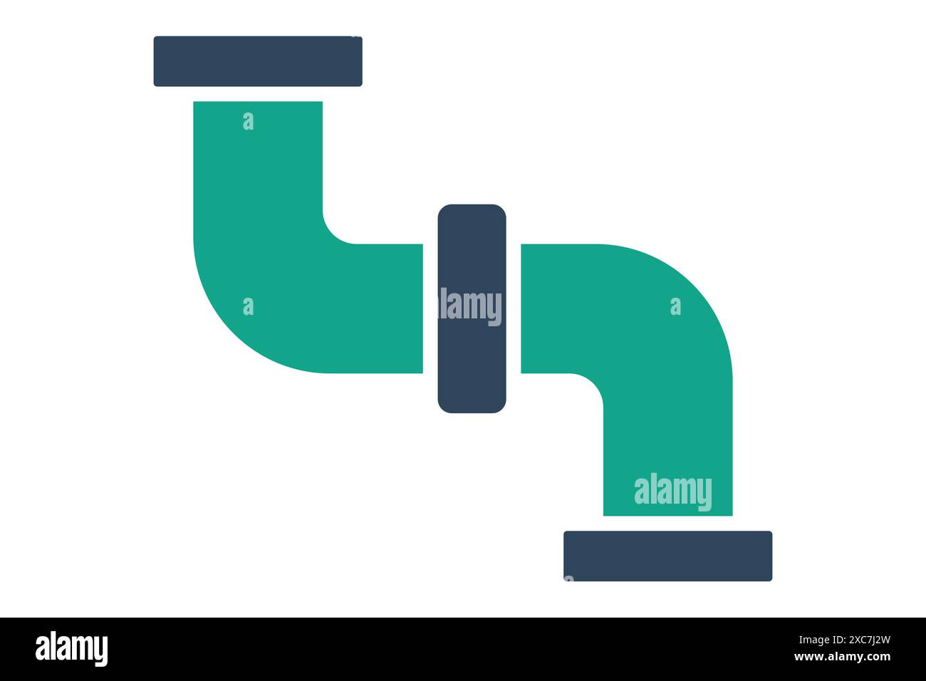 Water pipe icon. icon related to water distribution. solid icon style ...