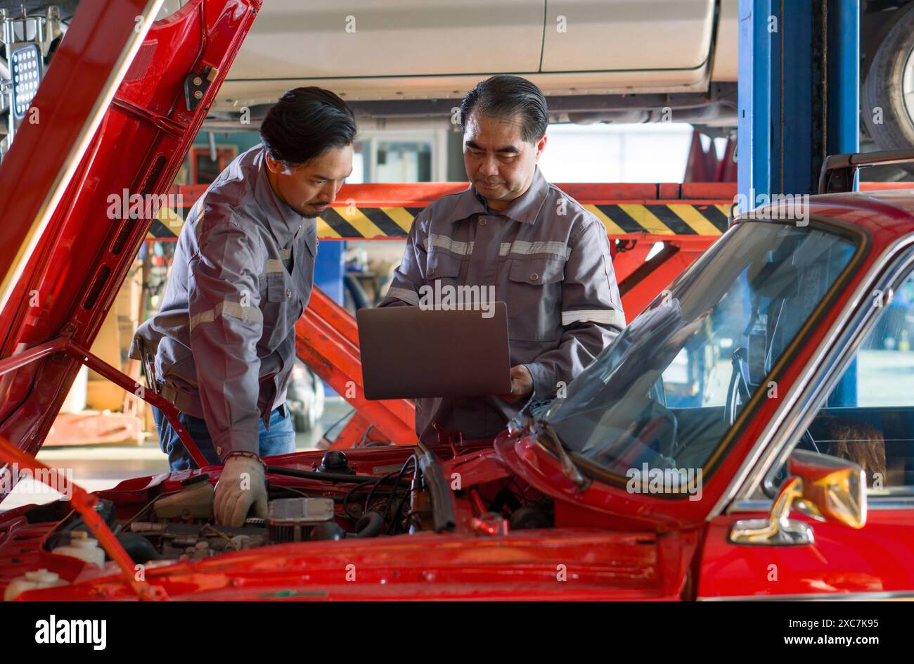Maintenance record vehicle hi-res stock photography and images - Alamy