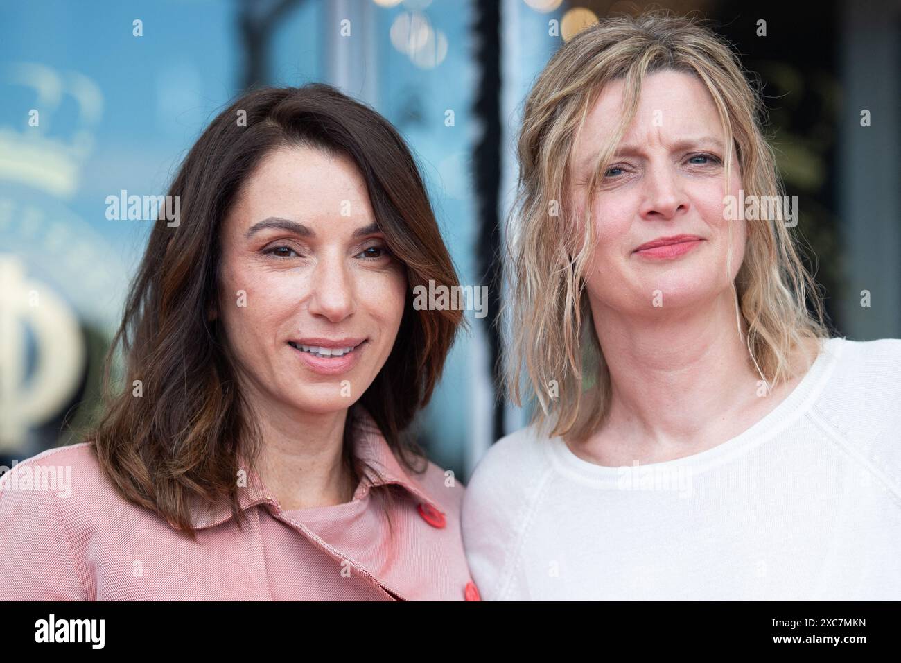 Cabourg, France. 14th June, 2024. Aure Atika and Jennifer Devoldere ...