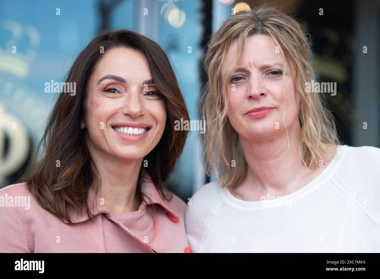Cabourg, France. 14th June, 2024. Aure Atika and Jennifer Devoldere ...