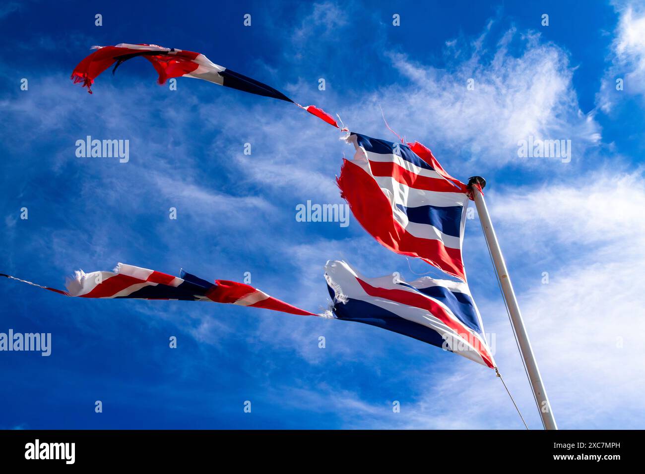 Broken flags hi-res stock photography and images - Alamy