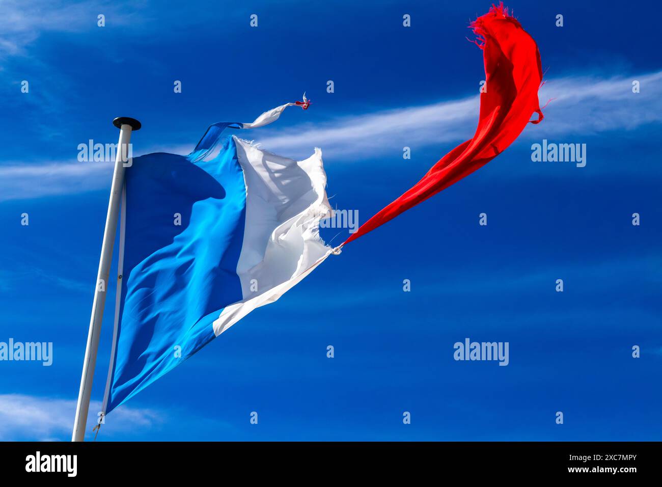Broken flags hi-res stock photography and images - Alamy