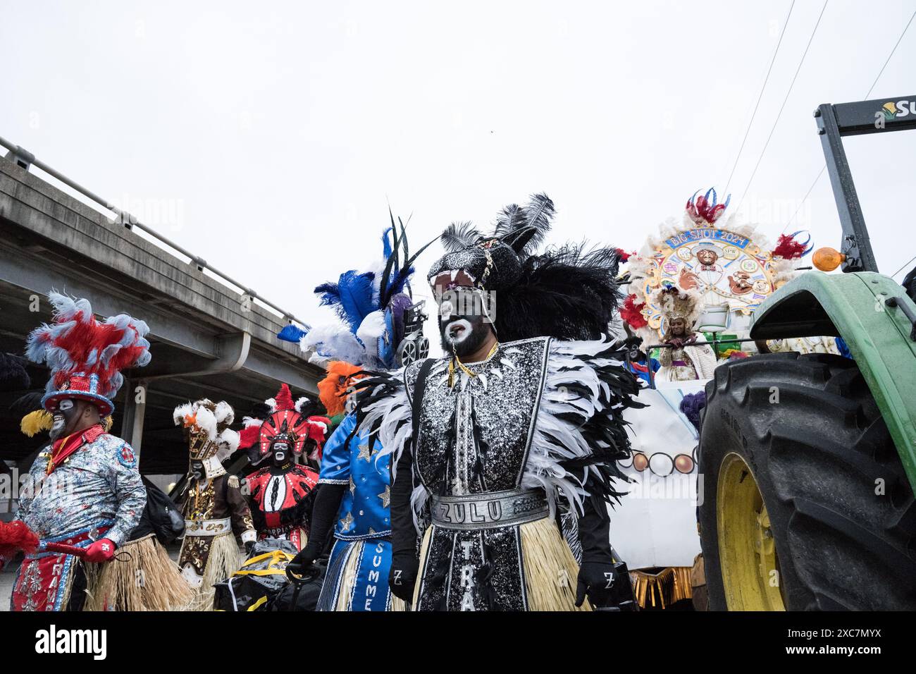 Zulu Tramps in intricate and colorful costumes and face paint dance ...