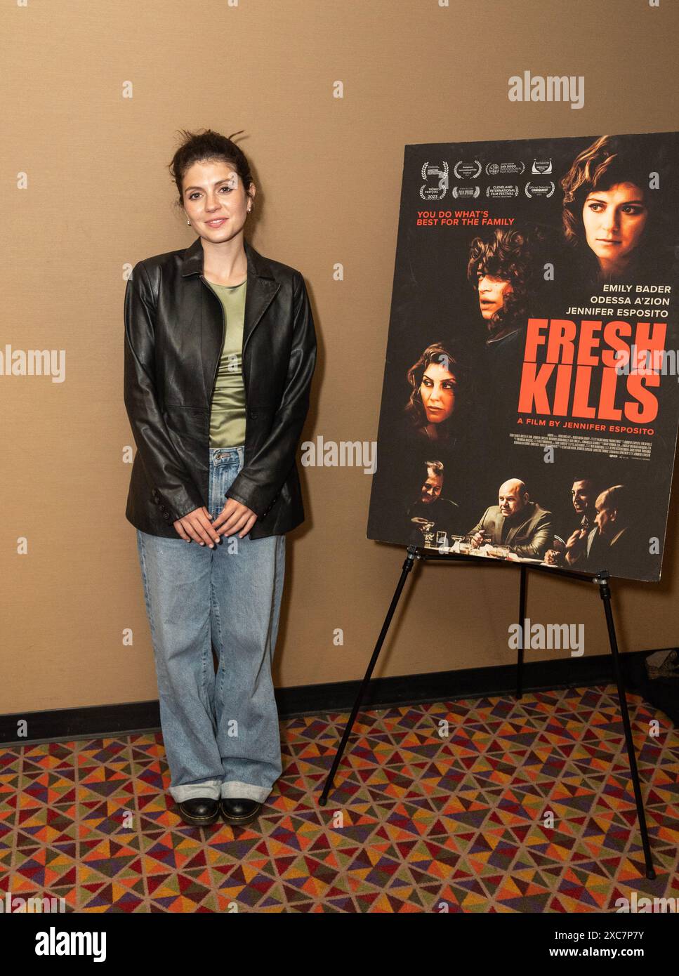 New York, USA. 14th June, 2024. Emily Bader attends screening of 'Fresh ...