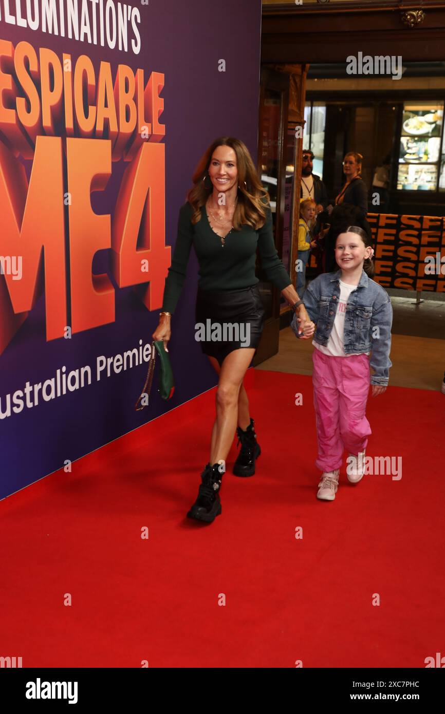 Sydney, Australia. 15th June 2024. Kyle Clarke and daughter Kelsey Lee ...
